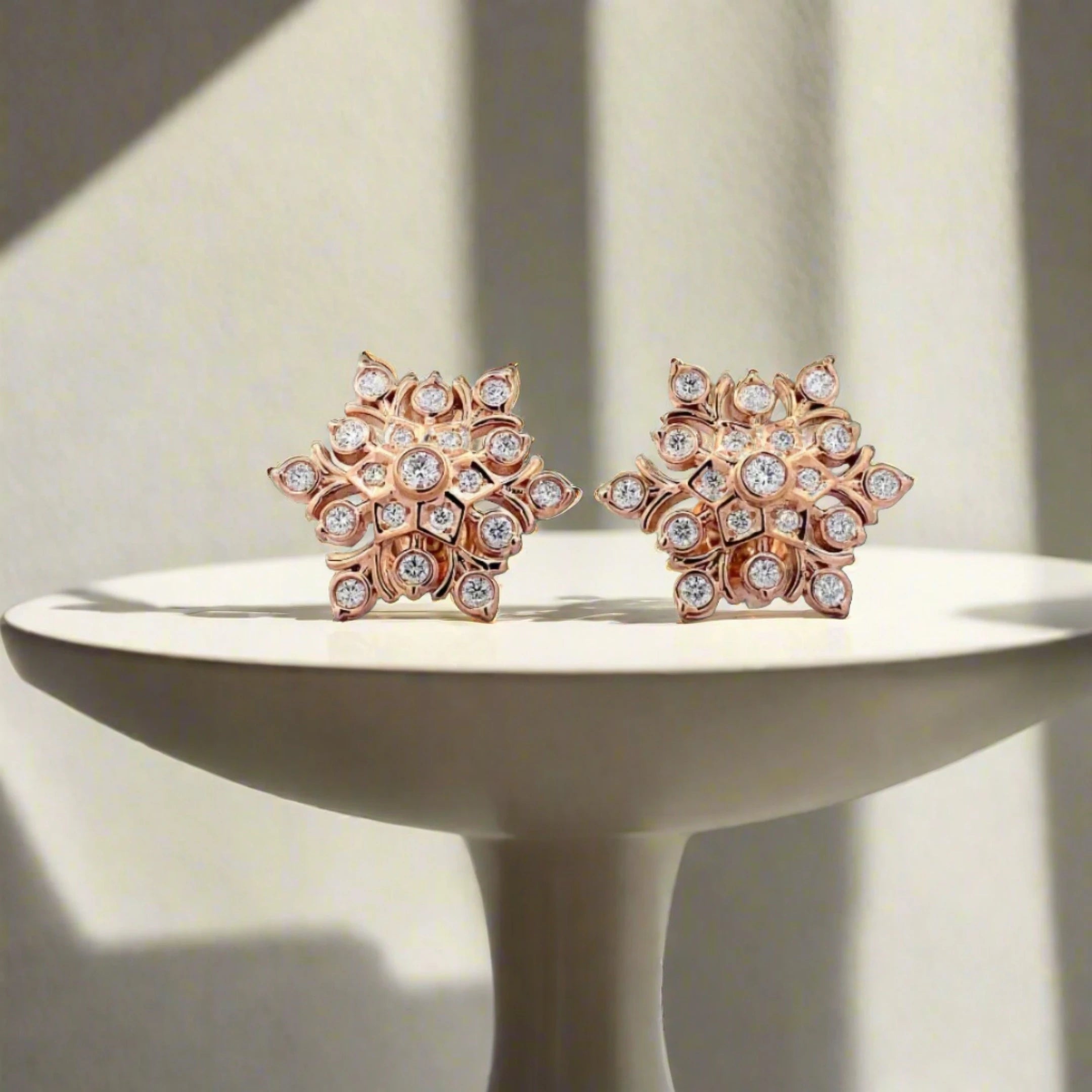 AYUSHKA DIAMOND STUD - EFIF Diamonds – EF-IF Diamond Jewellery