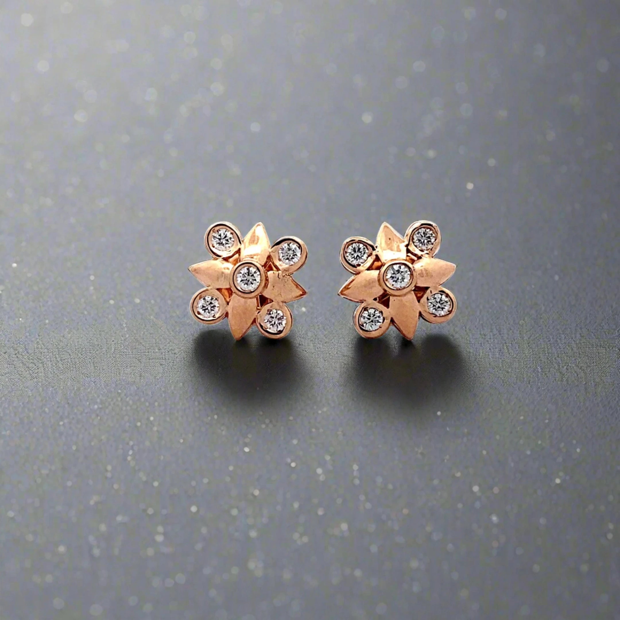 JHANVI DIAMOND STUD - EFIF Diamonds – EF-IF Diamond Jewellery