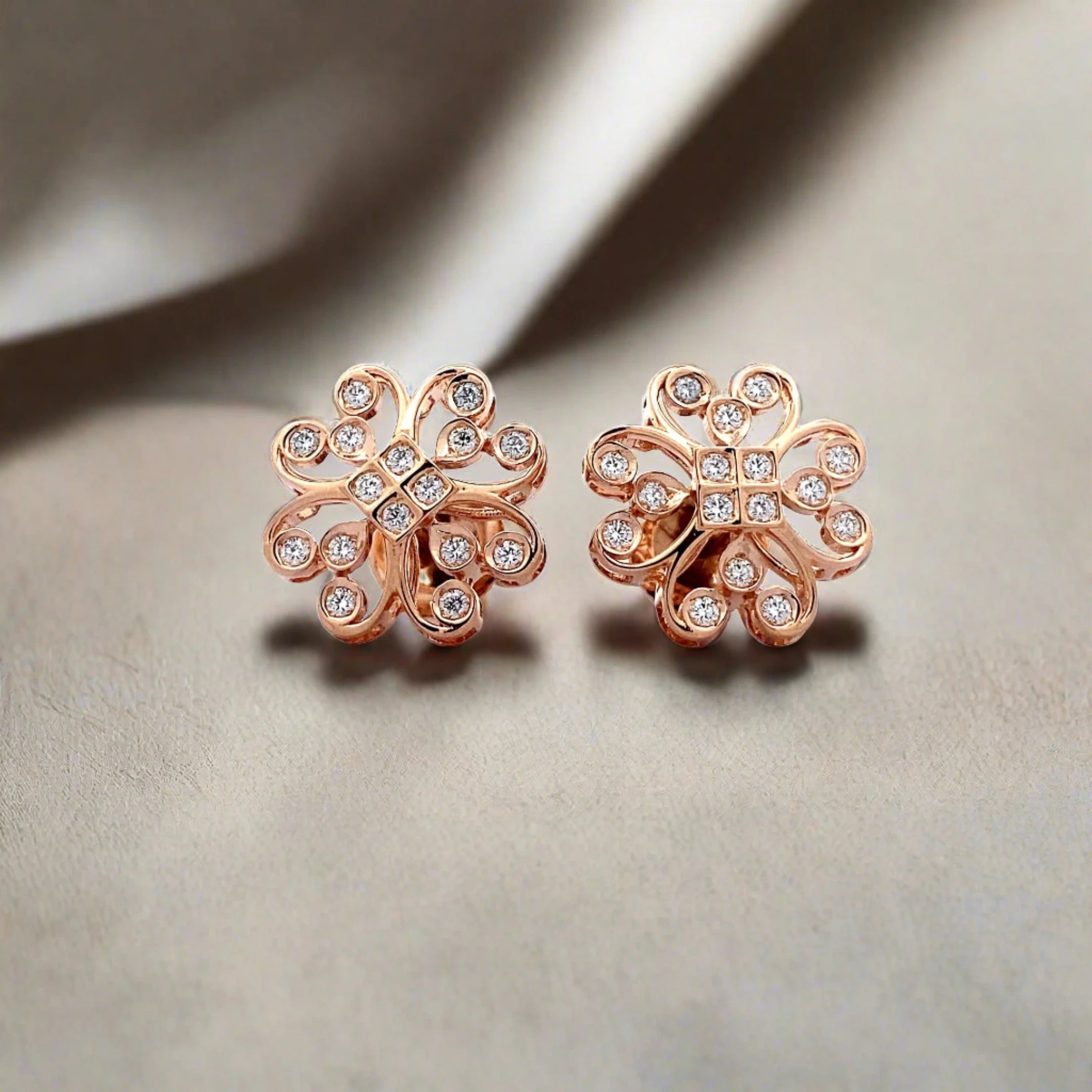 BHAVYA DIAMOND STUD - EFIF Diamonds – EF-IF Diamond Jewellery