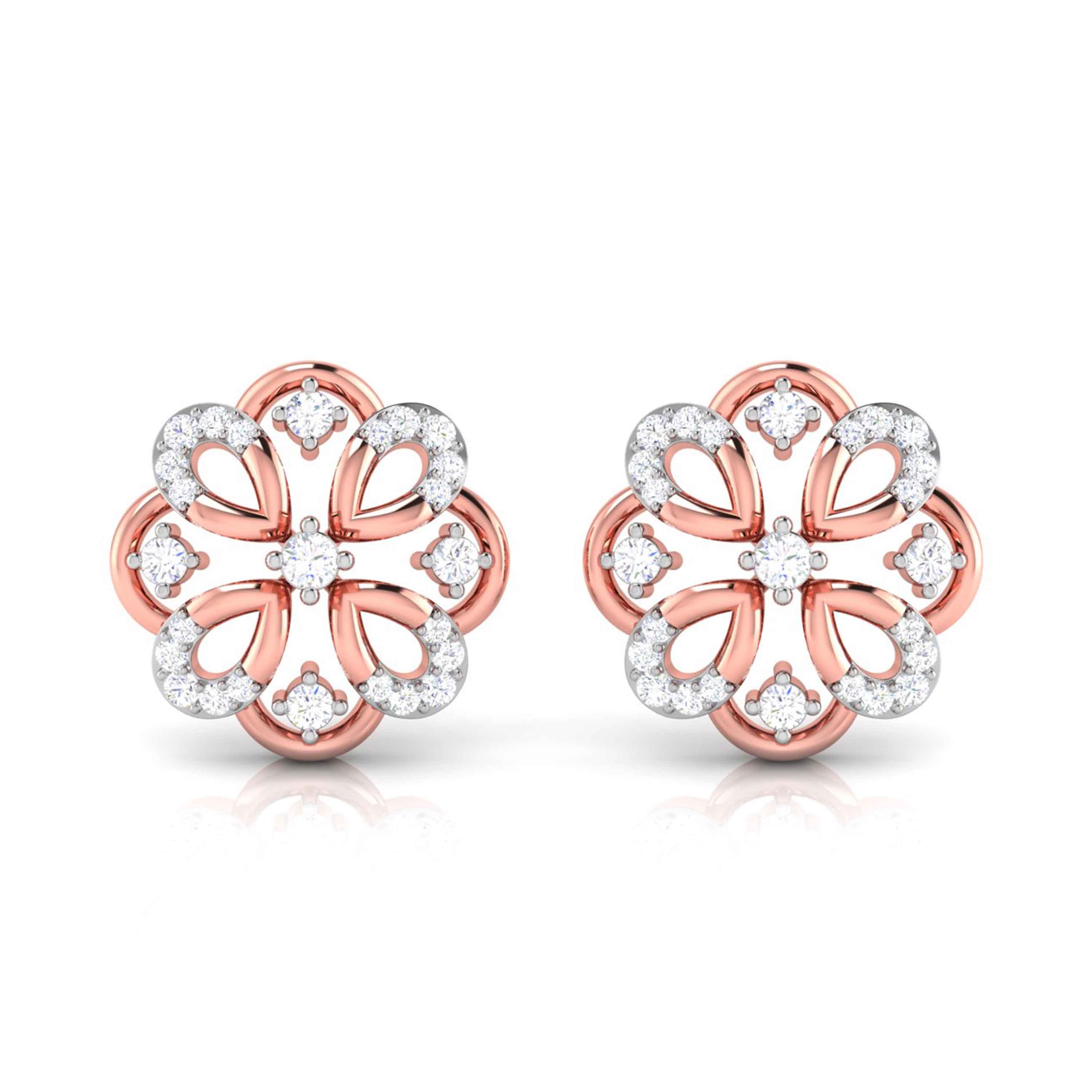Classy Cocktail Studs - EFIF Diamonds – EF-IF Diamond Jewellery