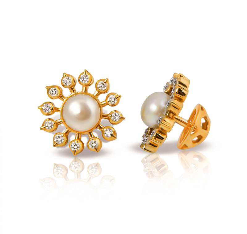 The Anantha Closed Setting 22K Diamond Stud - EFIF Diamonds – EF-IF ...