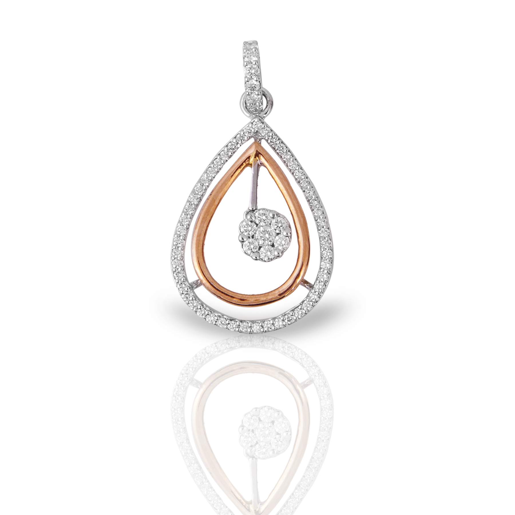 Diamond Pendant For Women Online In India - EF-IF Diamond Jewllery ...