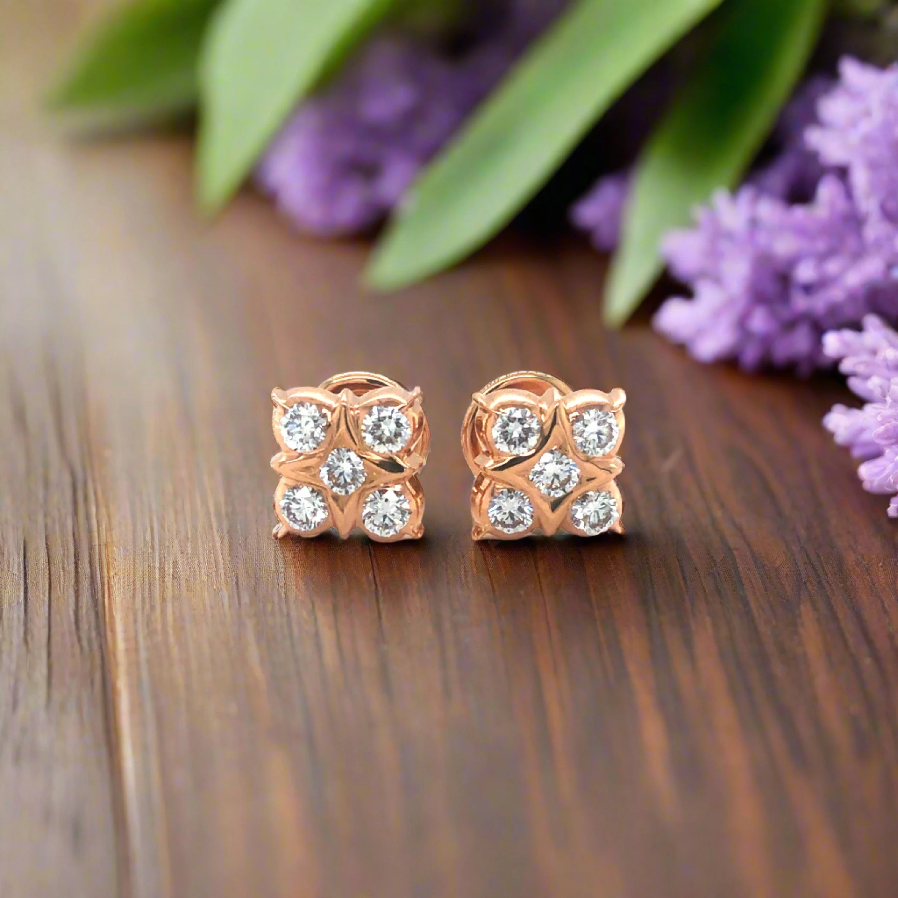 TEJASVI DIAMOND STUDS - EFIF Diamonds – EF-IF Diamond Jewellery