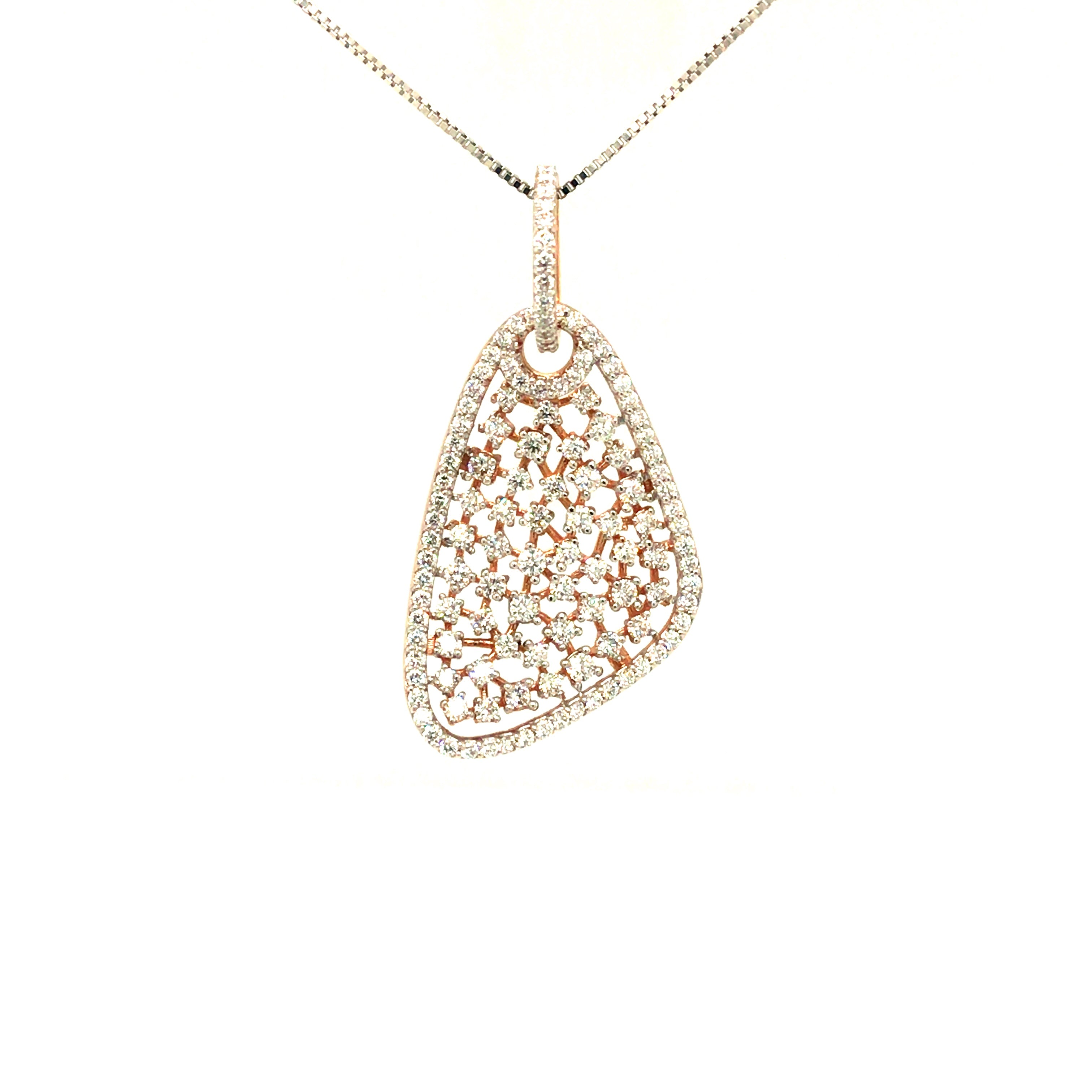 Diamond Pendant For Women Online In India - EF-IF Diamond Jewllery ...