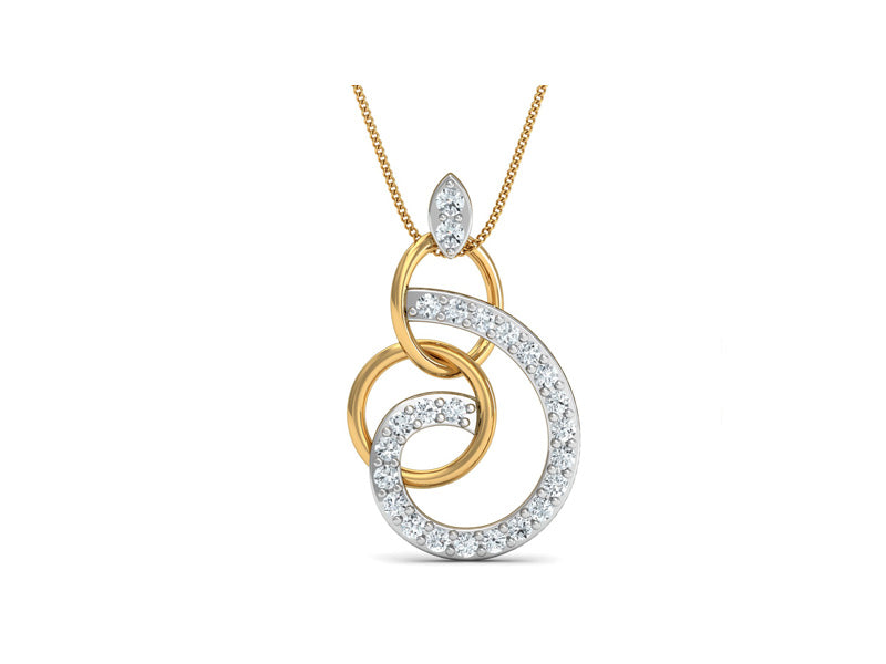 Diamond Pendant For Women Online In India - EF-IF Diamond Jewllery ...