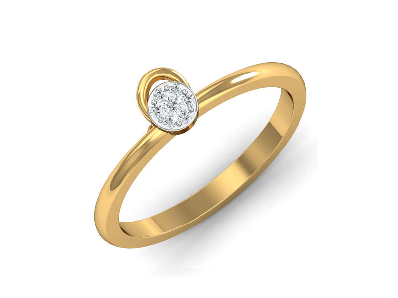 Modest Circlet Ring For Women - EFIF Diamonds – EF-IF Diamond Jewellery